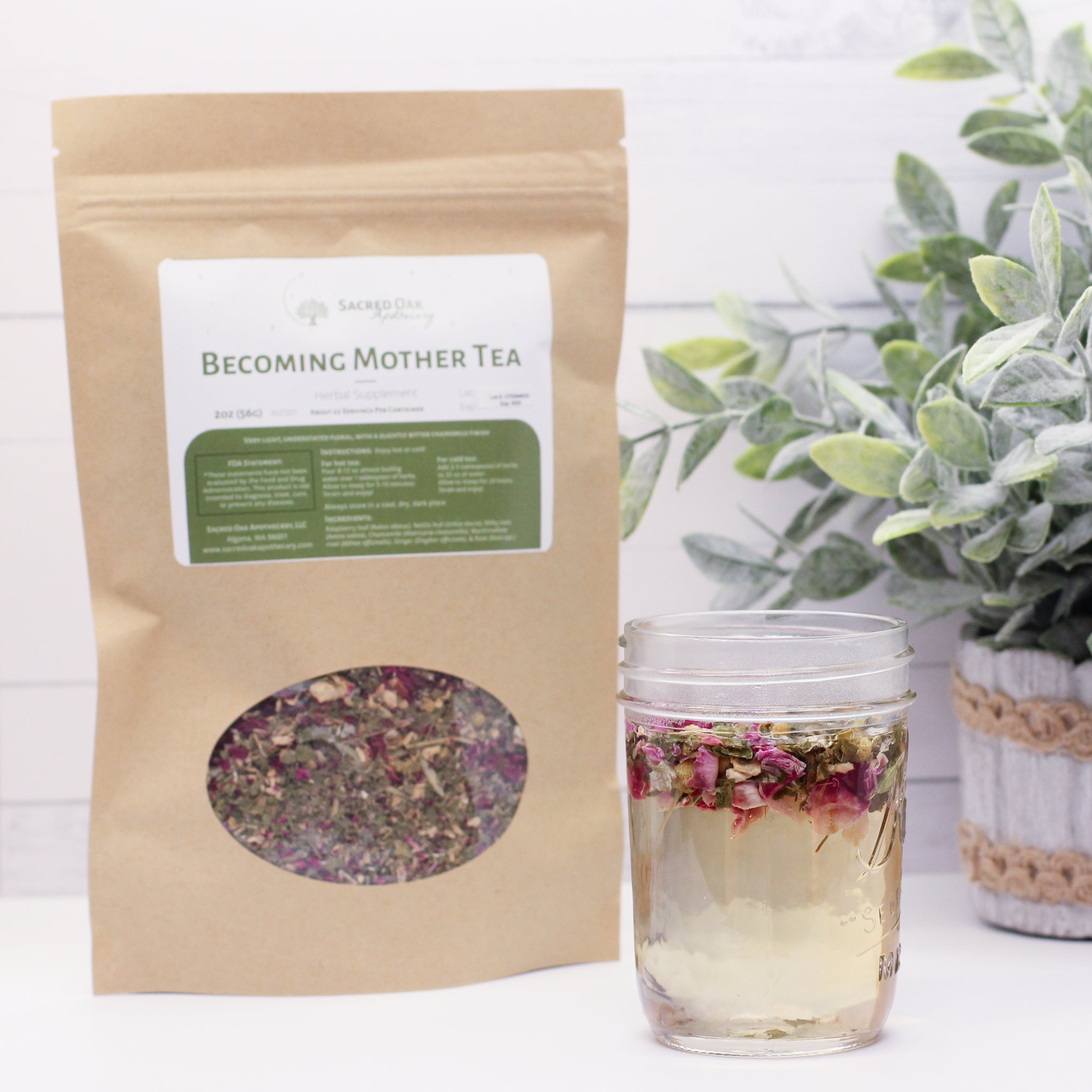 Becoming Mother Tea naturally supports the uterus for birth. – Sacred ...
